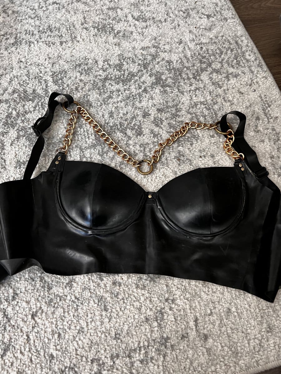 Clothing :: Joanna Angel's Latex Bra Top and Latex Thigh Highs - Sweeky