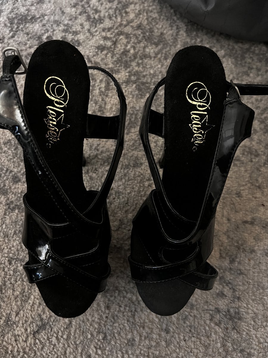 Footwear :: Ivy Lebelle's Black Pleaser Heels - Sweeky