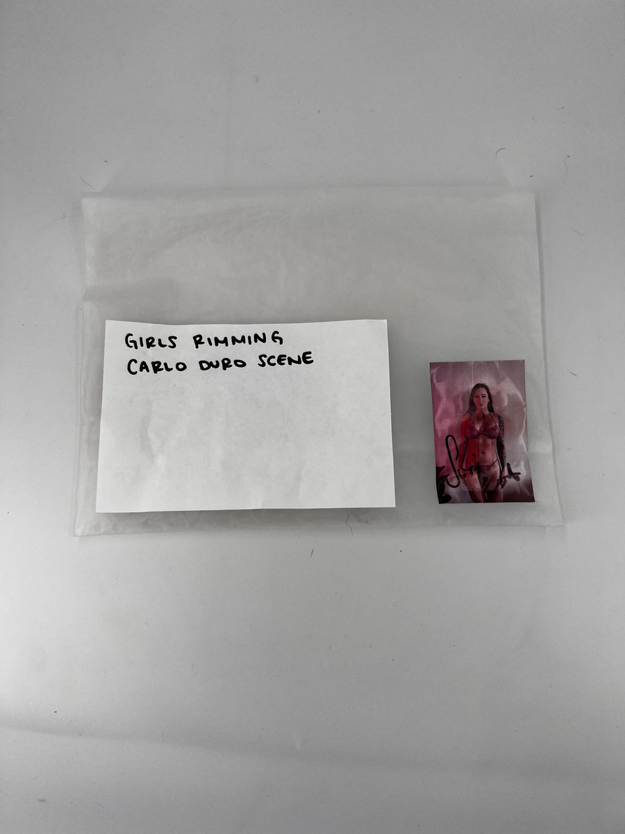 Clothing :: Sophia Locke's Bra, Panty, Photo w/Signature from Carlo ...